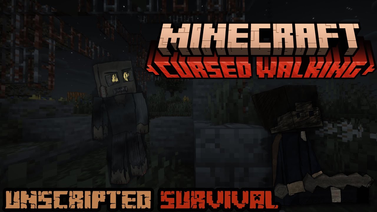 Minecraft Walking Cursed Hardcore Survival - YouTube