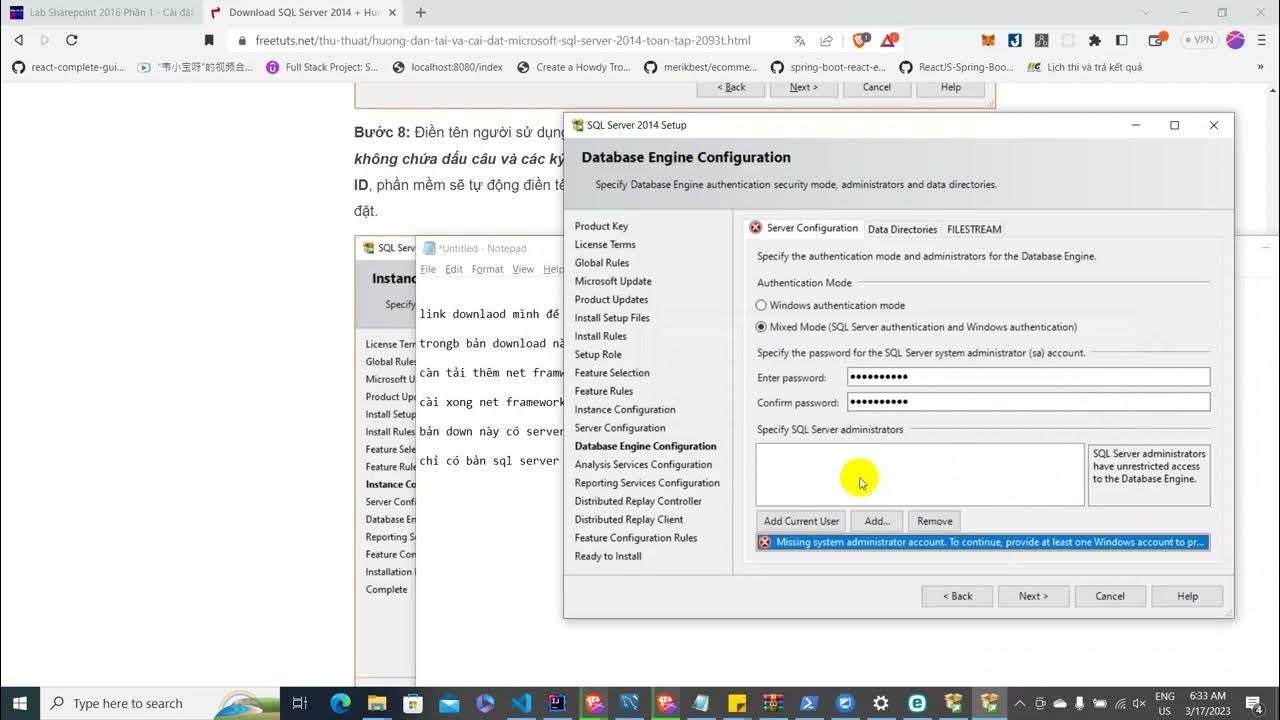 Hướng dẫn cài đặt SQL Server 2014 - SQL Server Agent - YouTube