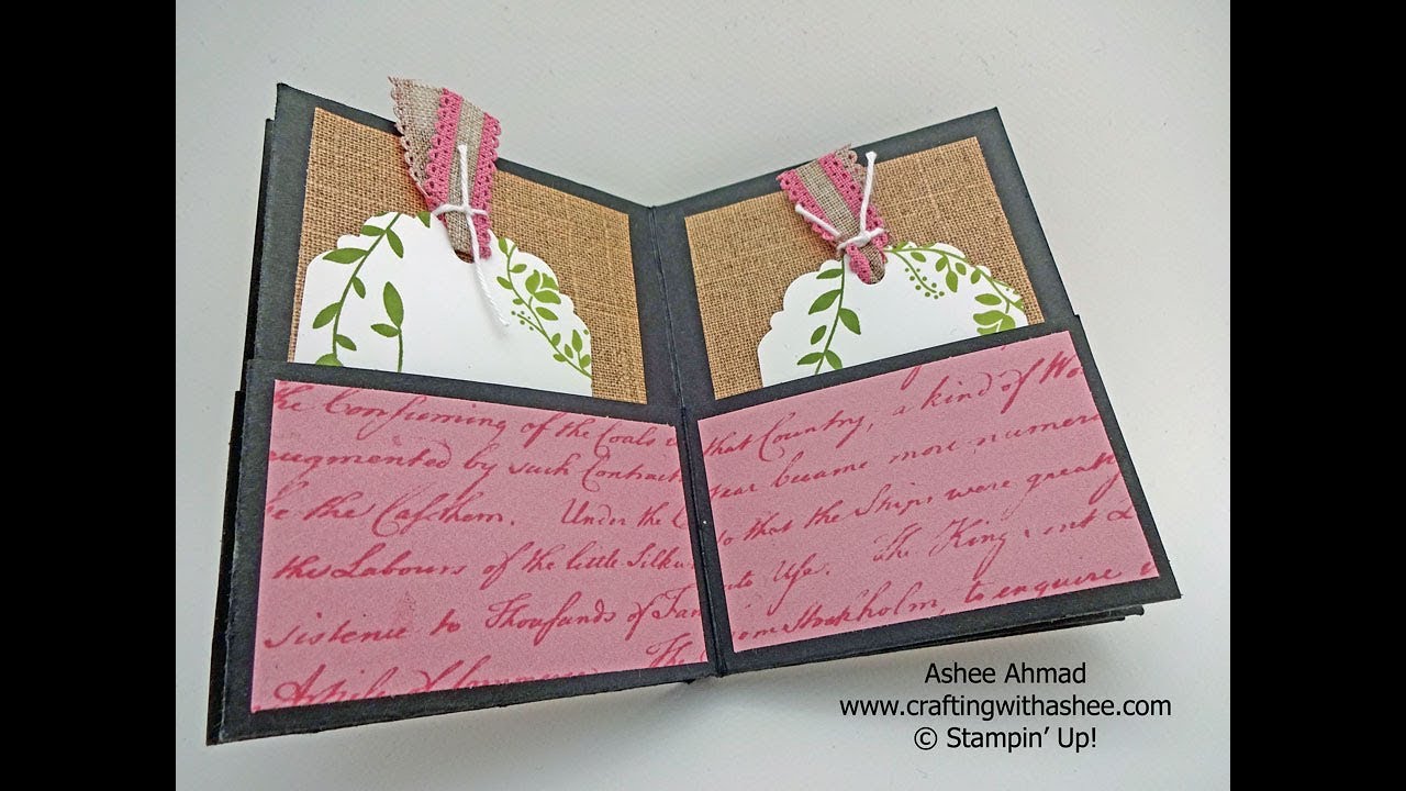 Mini Album - One Sheet Wonder - Tutorial - YouTube