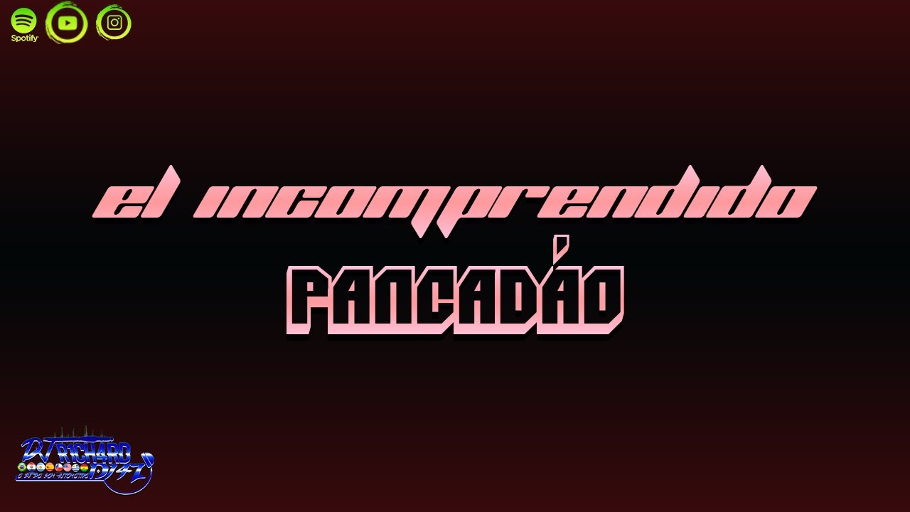 EL INCOMPRENDIDO FARRUKO VERSIÓN PANCADÃO DJ R1CH4RD D14Z - YouTube