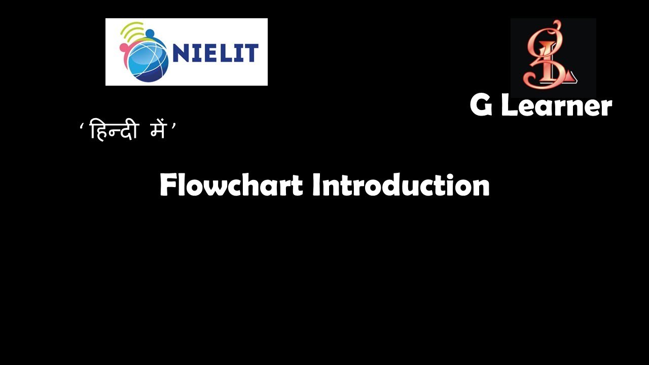 flowchart introduction in hindi | G learner - YouTube