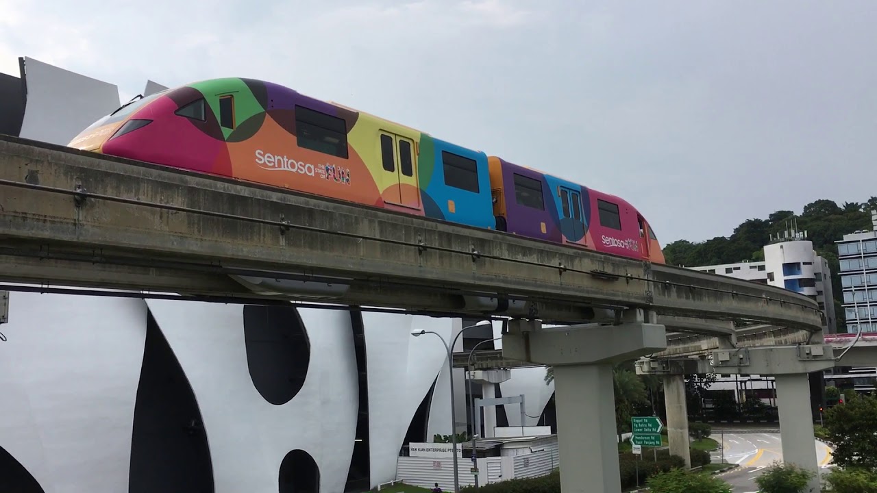 Sentosa Express Hitachi small-type Monorail [Orange & Blue Trainsets ...