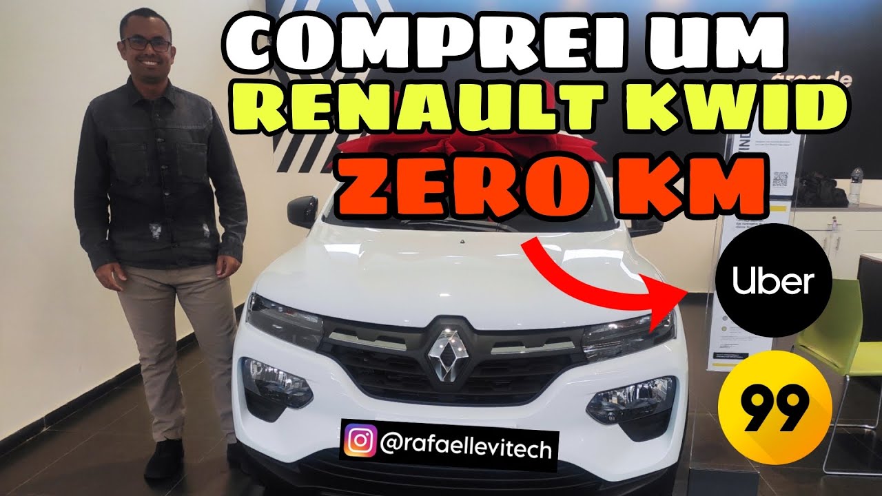 🟢 COMPREI UM RENAULT KWID ZERO KM! #uber #uberbrasil #uberdriver #99pop ...