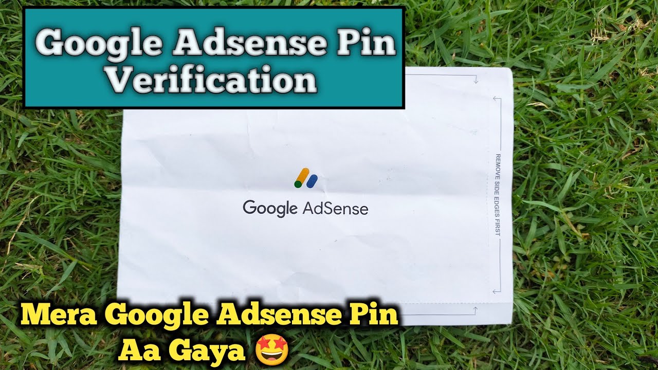Google Adsense Pin Verification | How to verify google adsense pin - YouTube