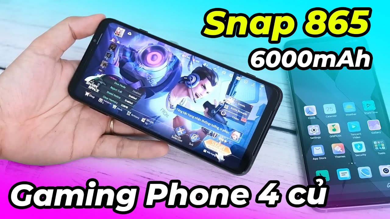 Gaming Phone 4 triệu Snap 865+, AMOLED 144Hz, 6000mAh! iPhone XS Max hỗ ...
