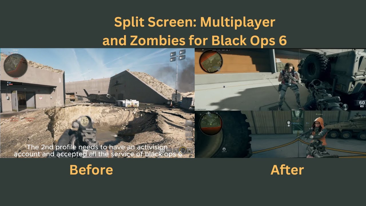 How to Use Split Screen in Black Ops 6 - YouTube