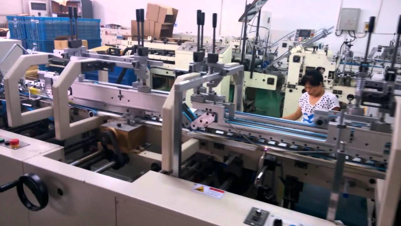 DH JH550 Folder Gluer with Inspection Machine - PrintQC.com - YouTube