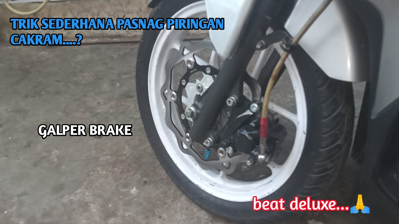 #brake #hondabeatdeluxe //How to install the Honda Beat deluxe galper ...
