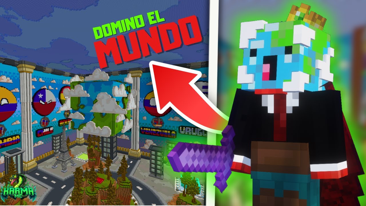 🌏DOMINE EL MUNDO en mi NUEVO SERVIDOR🌏 / FERMOC / Karmamc - YouTube