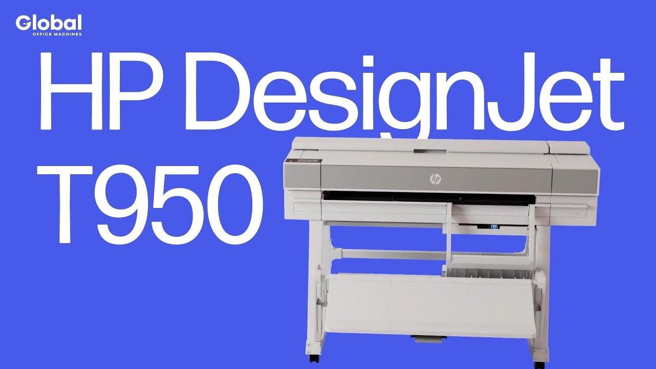 NEW HP DesignJet T950 Large Format Printer | Maximise Your Efficiency ...