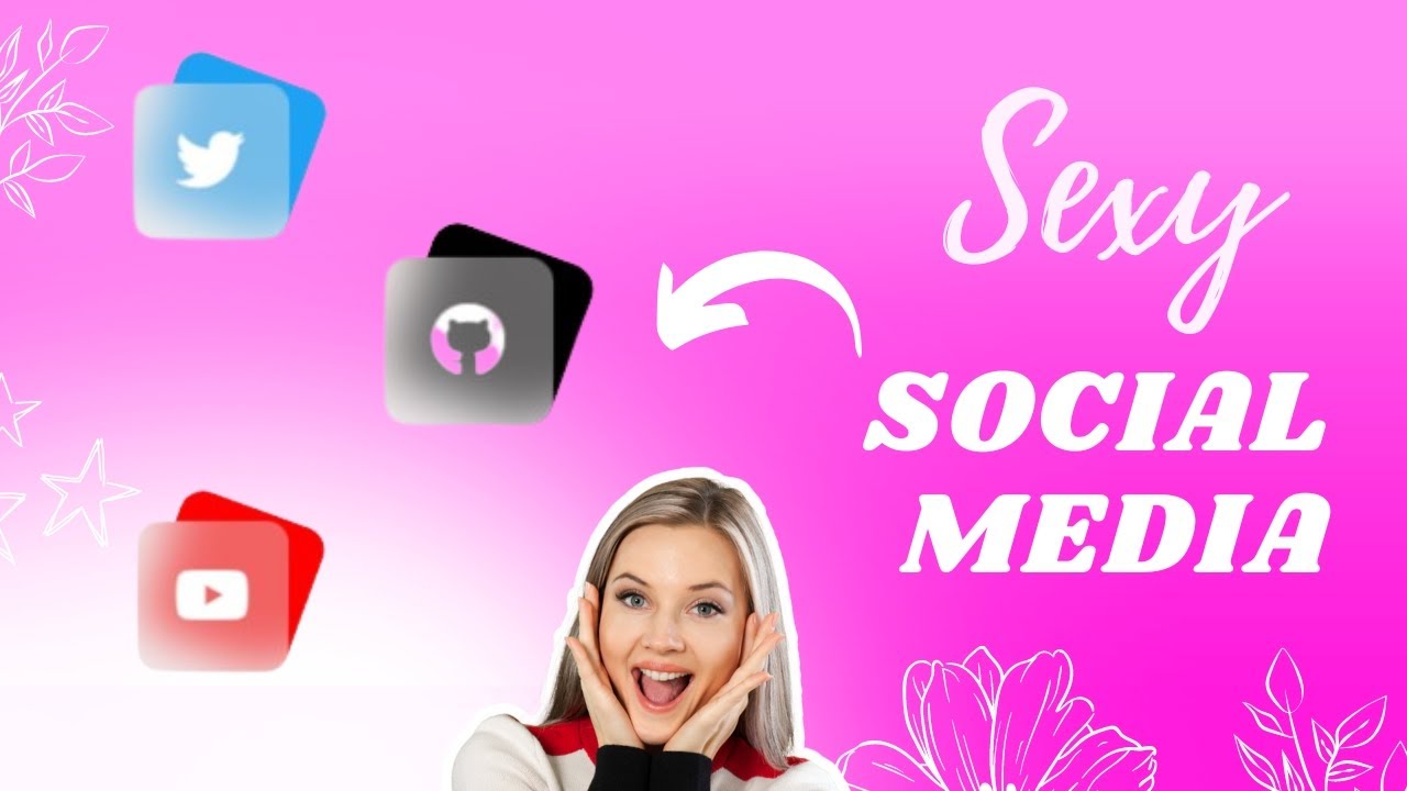 Sexy Social Media Icon Middle Class Coder Front End Development Youtube
