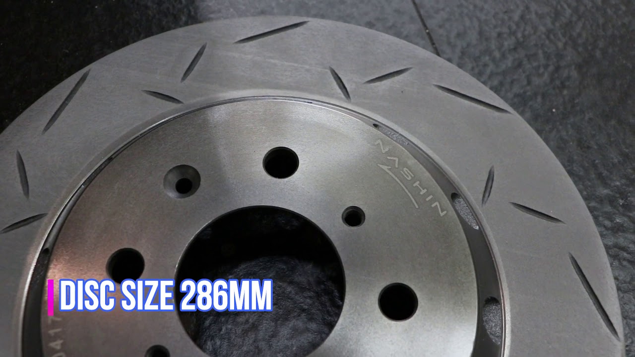※NASHIN K1 MINI 6pot Performance Brake Kit ※Installed in Honda Mobilio ...