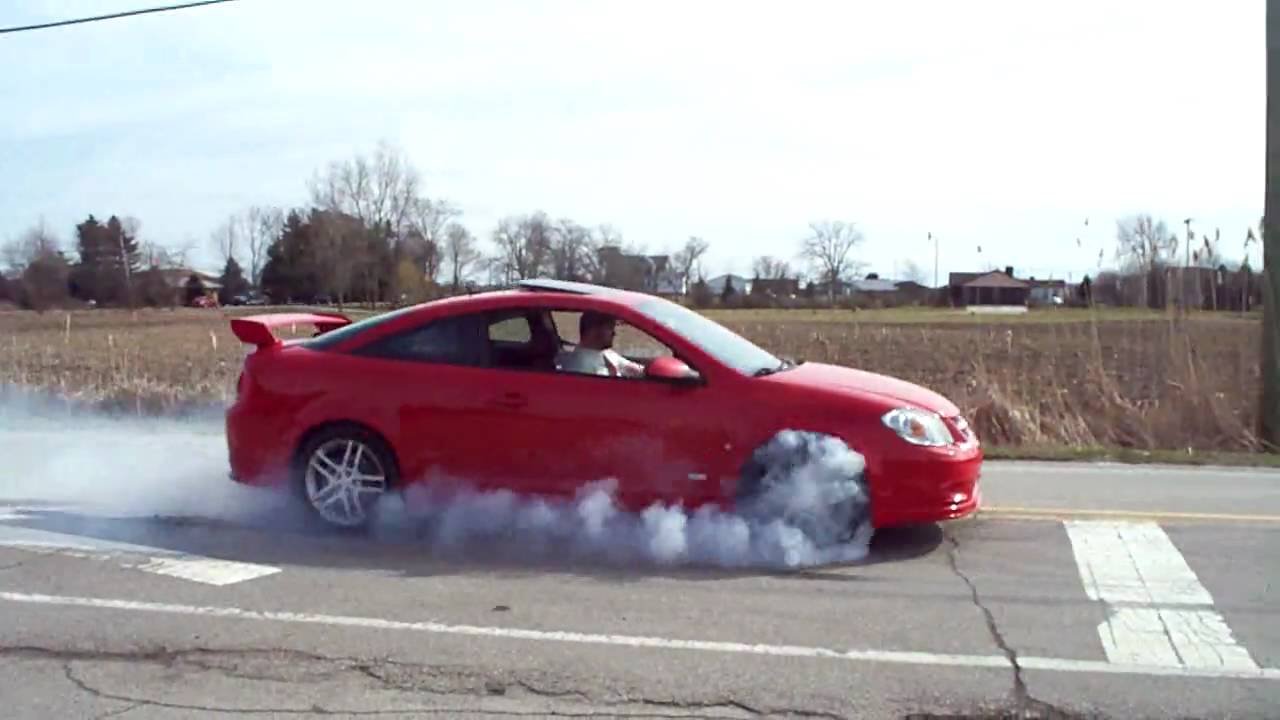 Cobalt SS TC Burnout - YouTube
