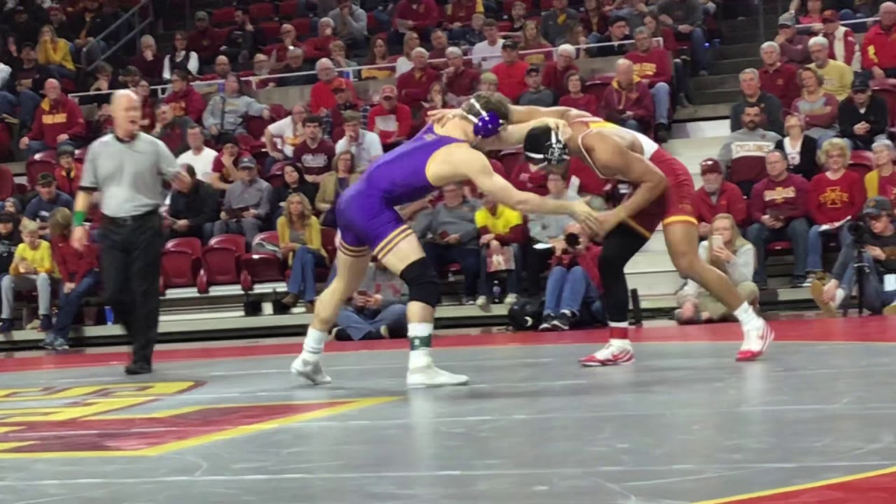 Taylor Lujan (UNI) vs Marcus Coleman (ISU) - YouTube