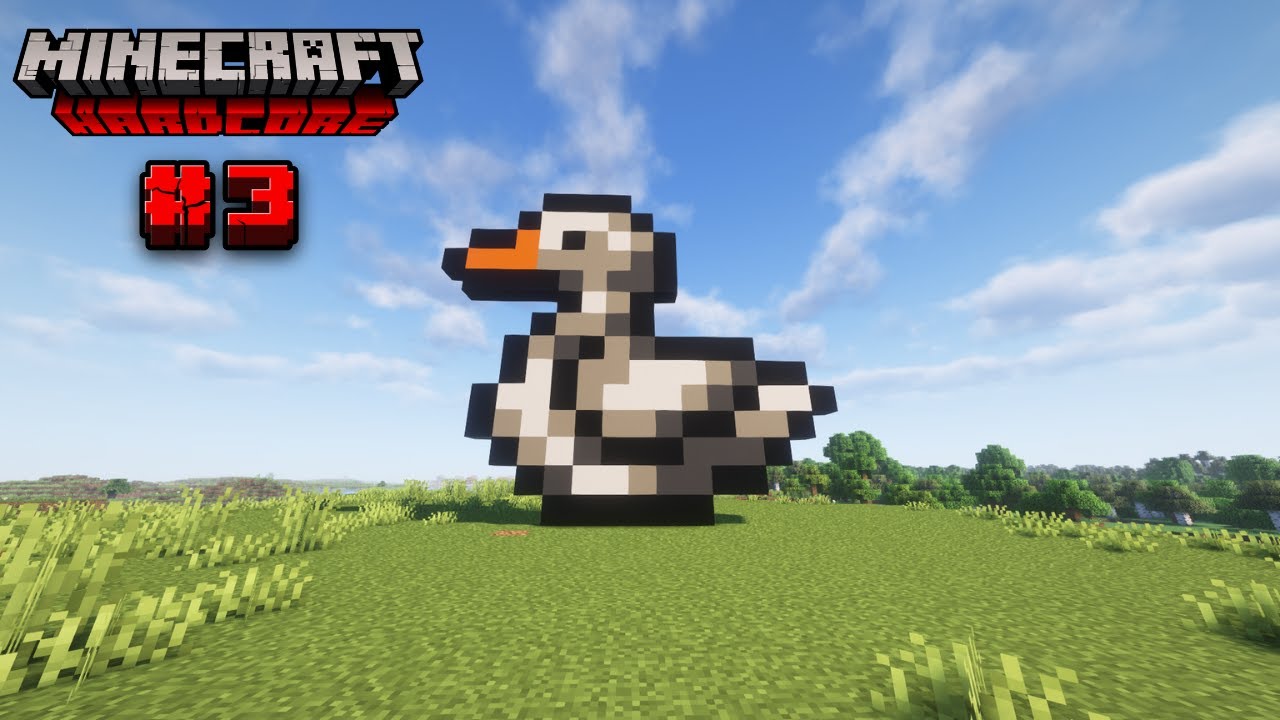 CE QUI SE CACHE SOUS CE CANARD VA VOUS CHOQUER ! Minecraft Hardcore #3 ...