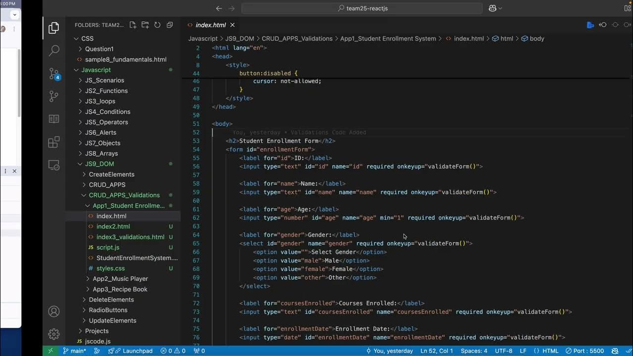 🚀 JavaScript CRUD with LocalStorage | No Backend Needed! - YouTube