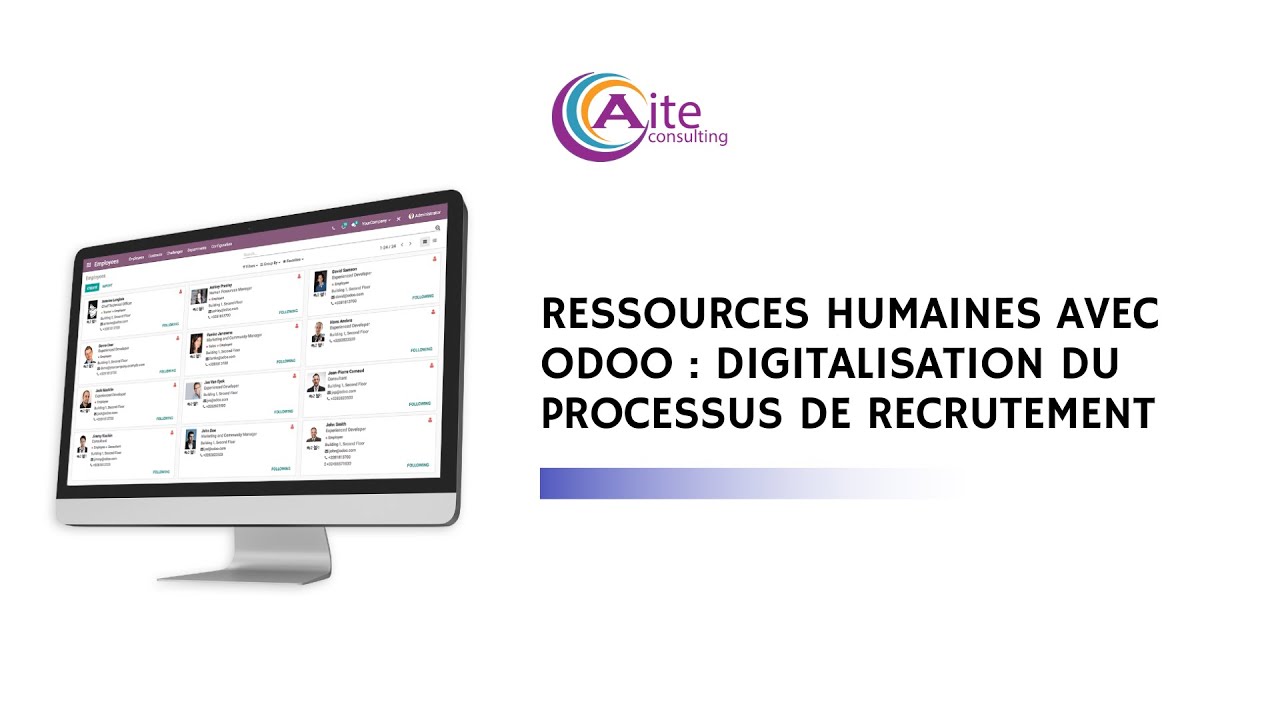 RESSOURCES HUMAINES AVEC ODOO : DIGITALISATION DU PROCESSUS DE ...