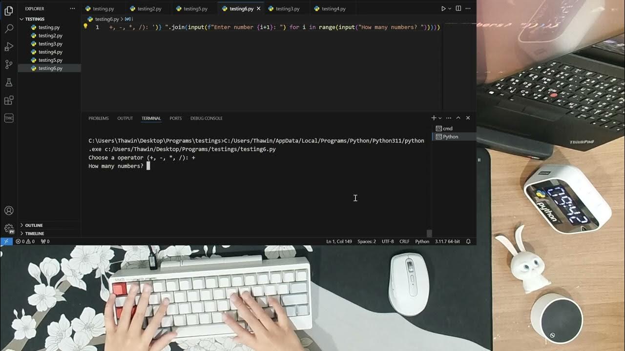 One-Line Calculator In Python | Python One-Liners | HHKB - YouTube