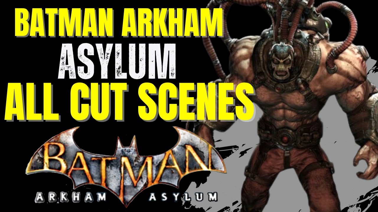 Batman Arkham Asylum All Cutscenes and Movies - YouTube