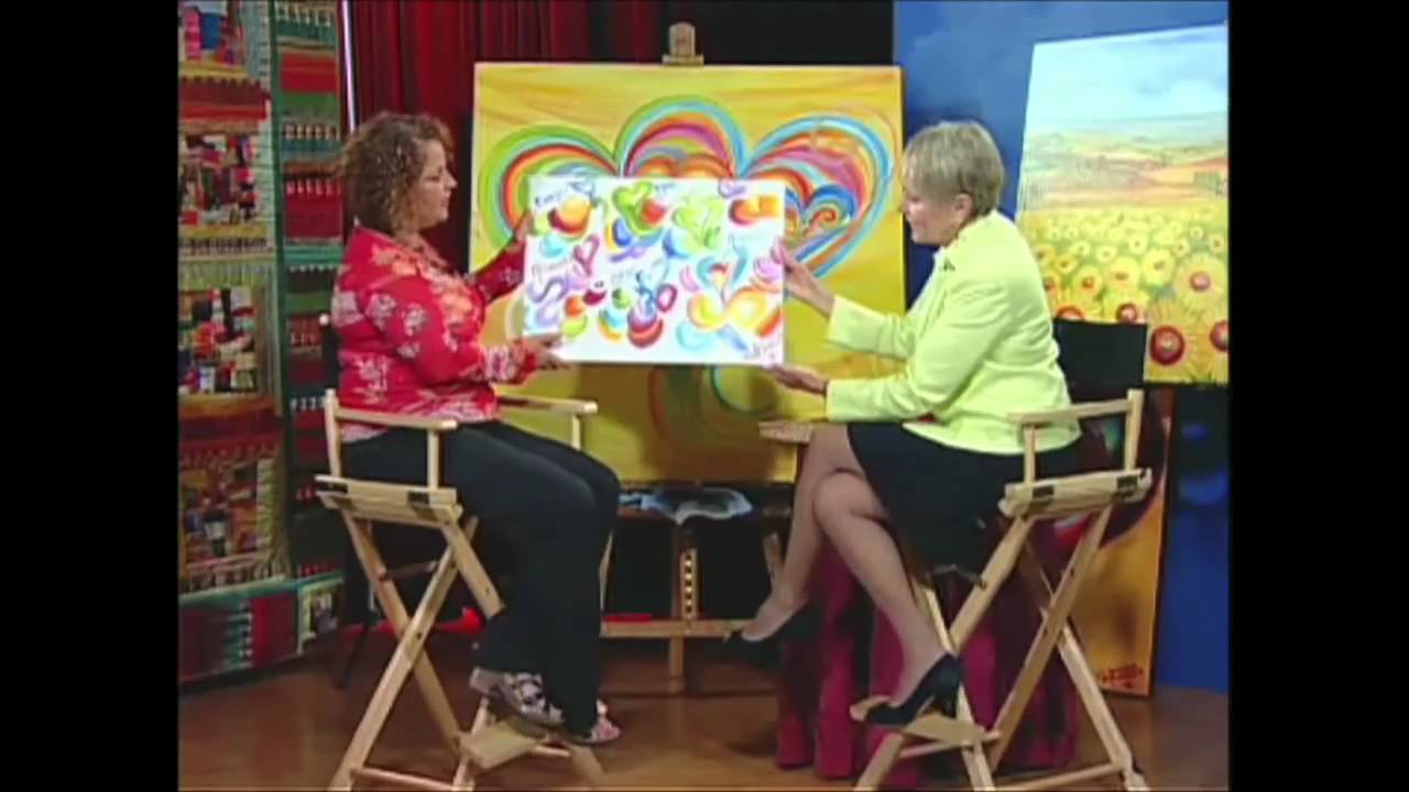 The Heart Artist, Debbie Marie Arambula, on Peninsula TV, Family Heart ...