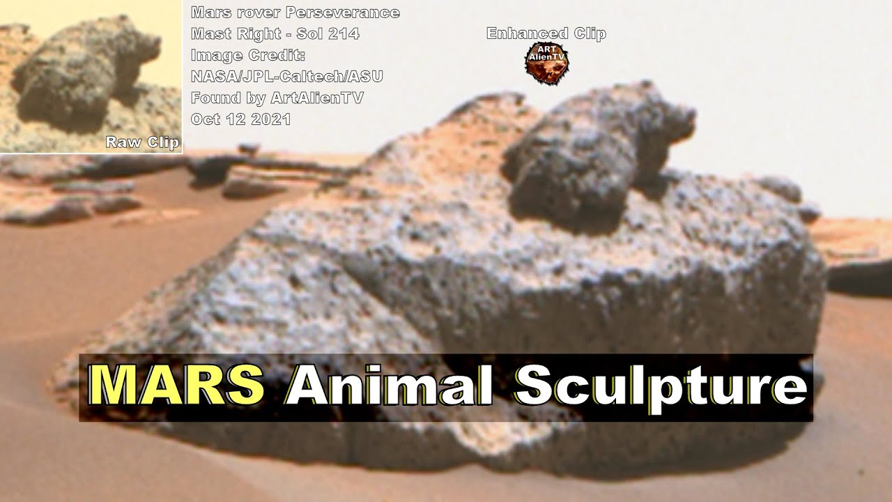 MARS Animal Sculpture ! Perseverance Images. ArtAlienTV - YouTube