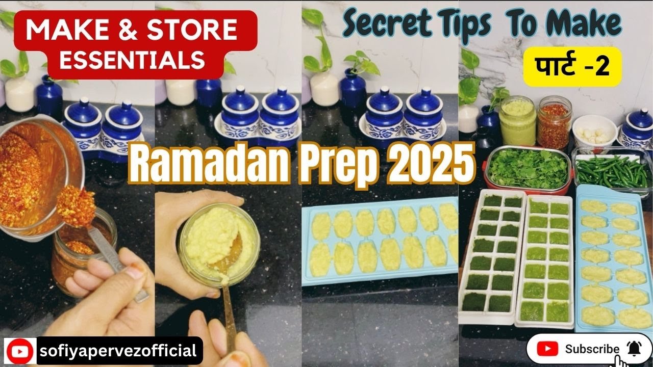 🌙 Pre Ramadan Preparations 2025 | Useful Ideas To Save Time In Ramadan ...