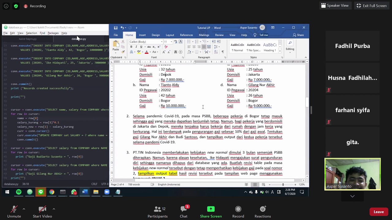 Rehearsal Ujian Praktikum — Algoritma Pemrograman Komputer - YouTube