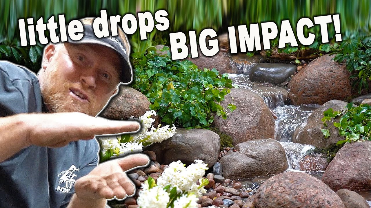 How to Build a Small Waterfall Using an Aquascape DIY Kit - YouTube