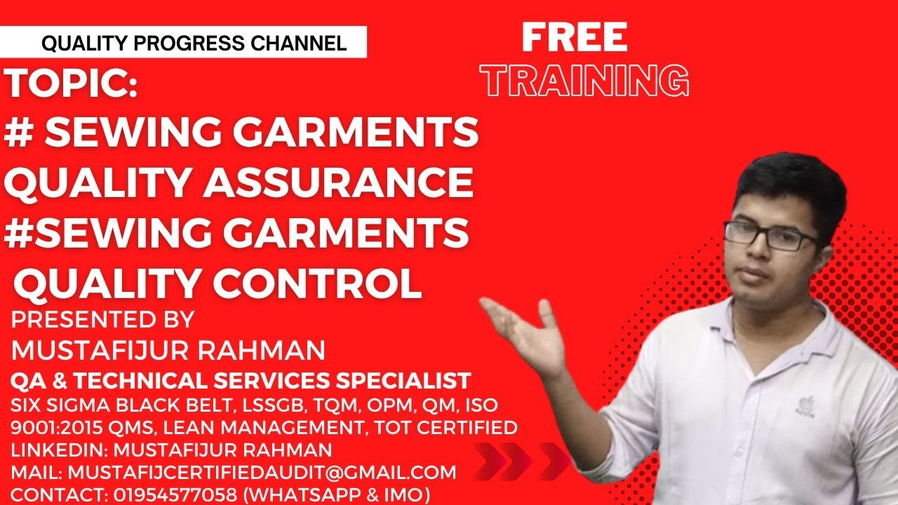 Sewing Garments Quality Assurance Control - YouTube