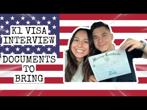 K1 VISA INTERVIEW REQUIREMENTS | DOCUMENT CHECKLIST | PROOF OF RELATIONSHIP - YouTube
