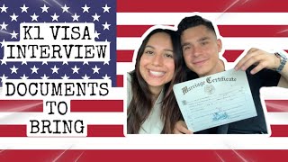 K1 VISA INTERVIEW REQUIREMENTS | DOCUMENT CHECKLIST | P... | Doovi
