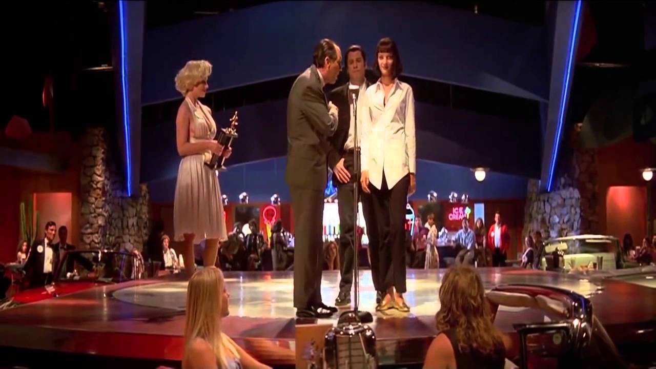 Pulp Fiction Real Dance Scene - YouTube
