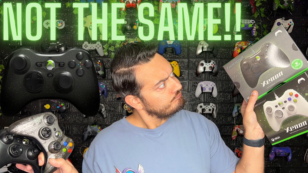 Hyperkin Xenon Reviewcompare To Xbox 360 Controller Limited Reveal Youtube