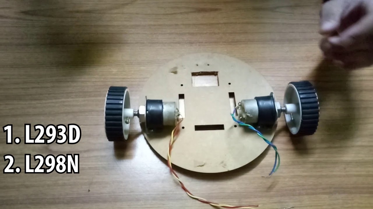 Line Follower Robot Part 2: MOTOR DRIVER AND ACTUATORS - YouTube