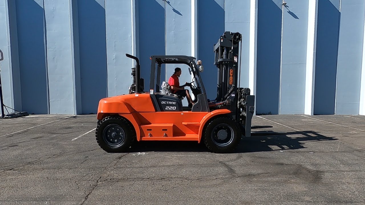 OCTANE FD100 22,000lb Diesel #2415 - Forklift For Sale - YouTube