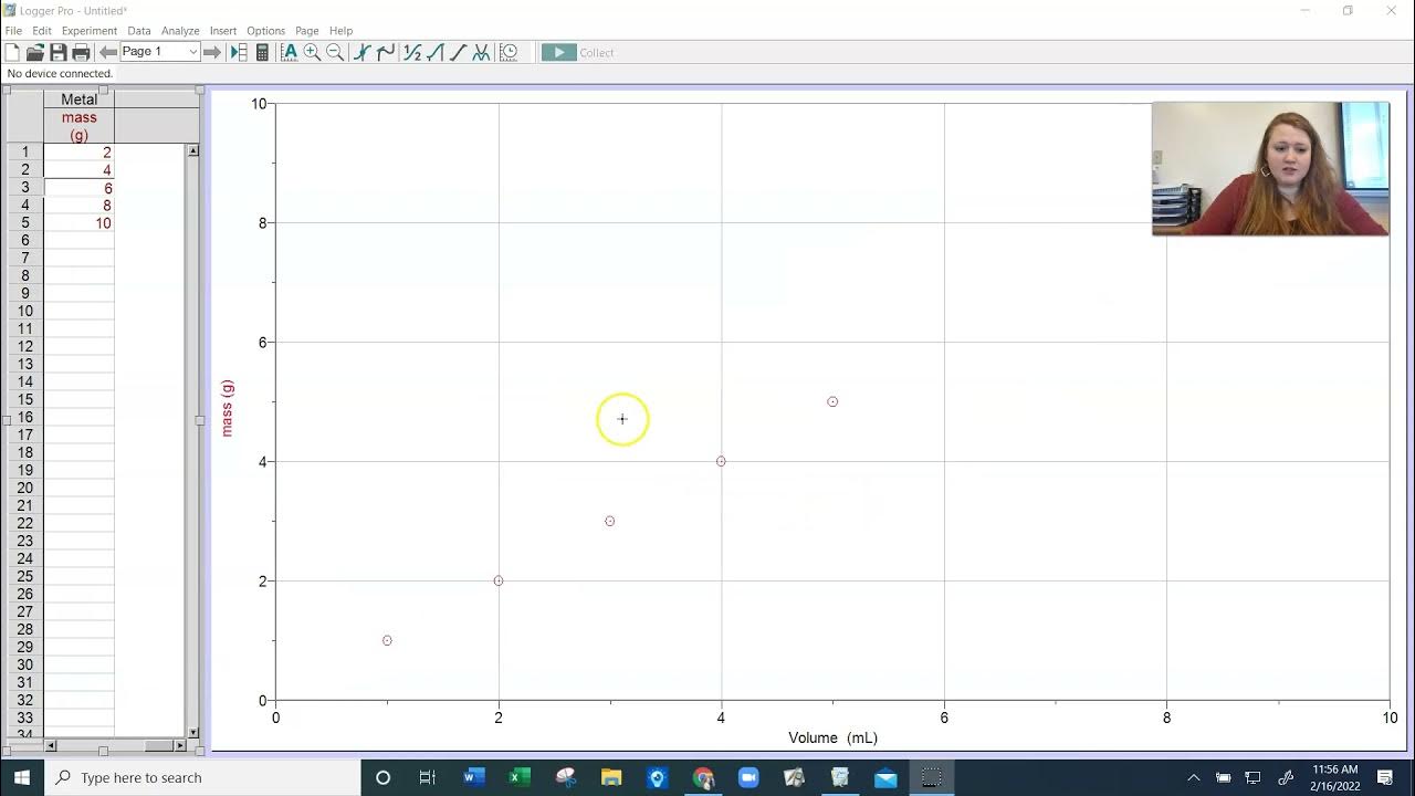 Graphing two lines on loggerpro - YouTube