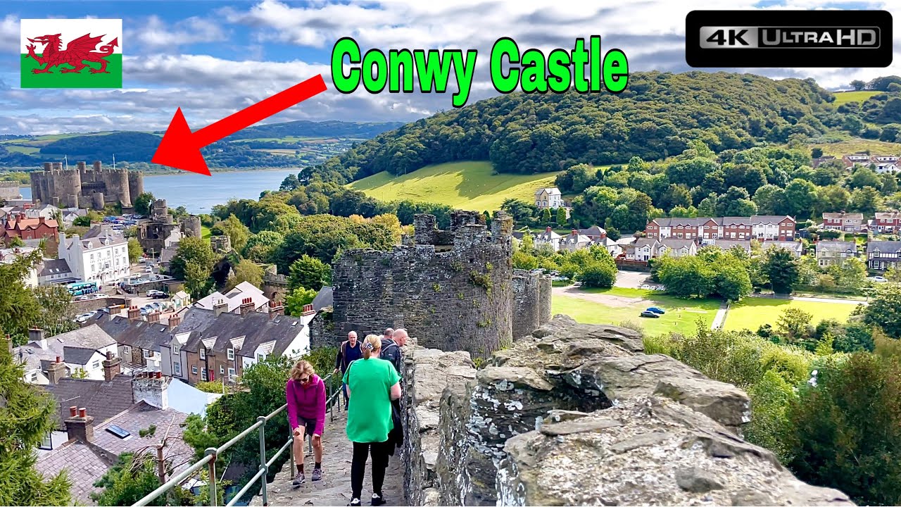 Walking Around Conwy Town Walls| 🇬🇧 Conwy Castle North Wales - YouTube