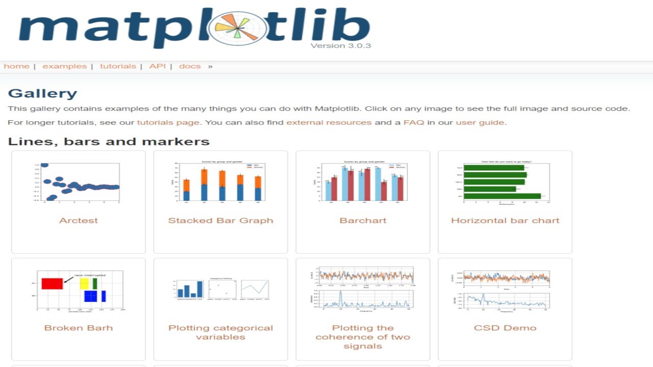 Utilisation de la library Python matplotlib - YouTube