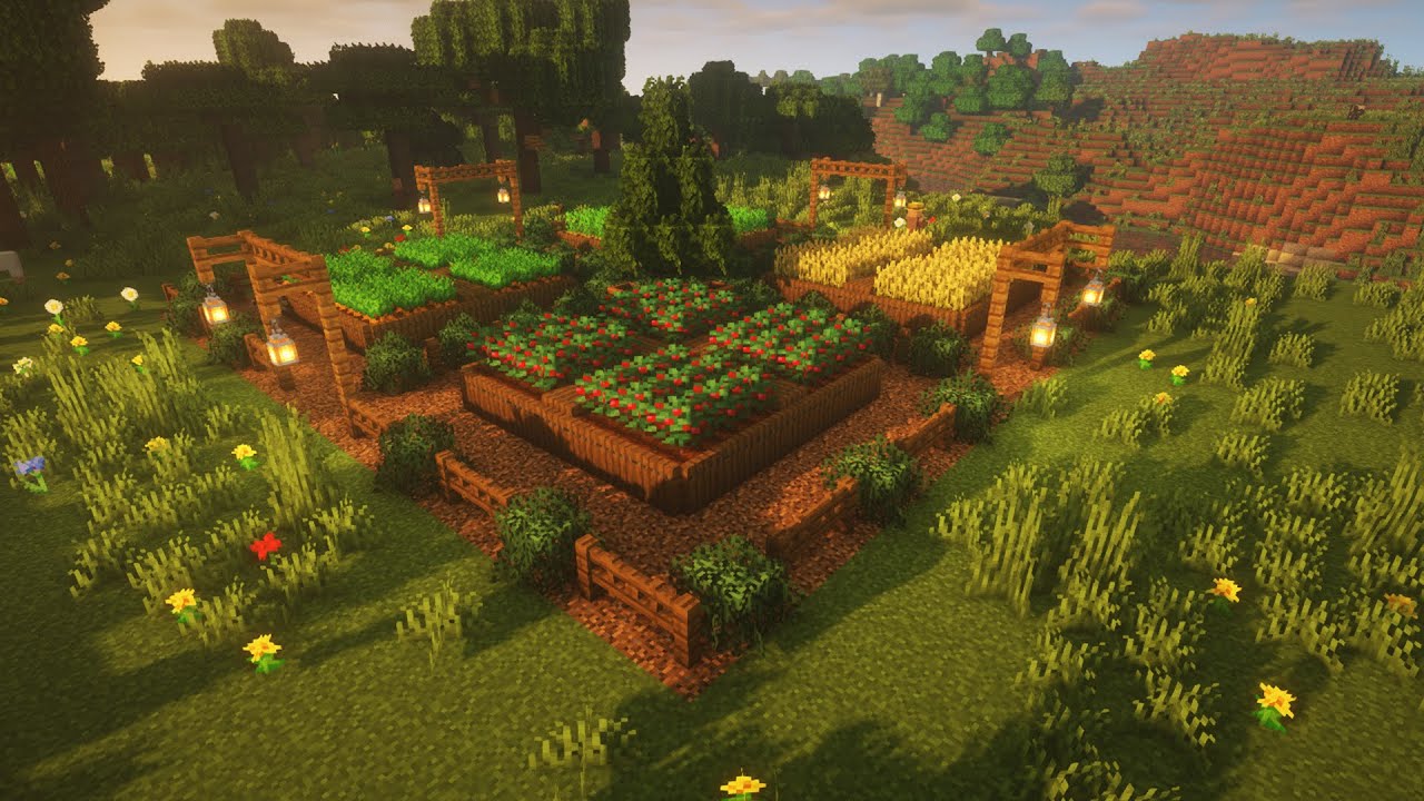 Minecraft Basit Tarla Dizaynı | Minecraft Estetik Farm Dizaynı ...