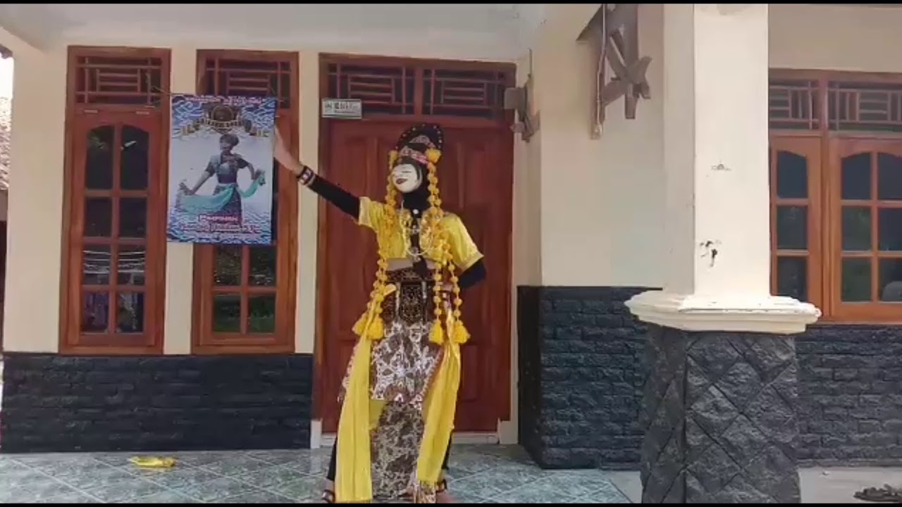 TARI TOPENG SAMBA 9D ||SMPN 2 PLERED|| Ujian Praktek SBY - YouTube