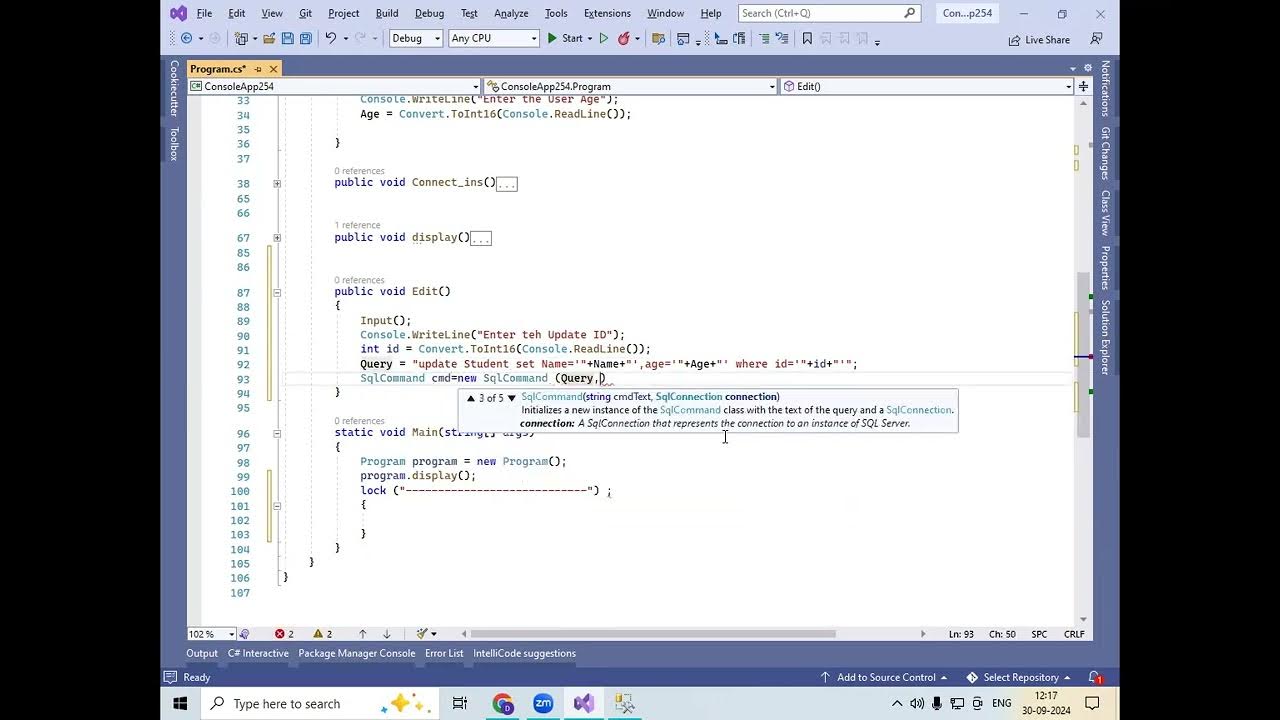 Ado day 4💥#Ado.net#ado #youtubeshorts #ado.net #computerscience #dotnet #programming#C - YouTube