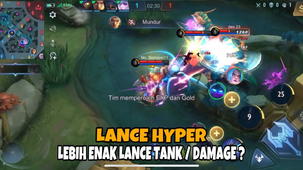 AJANG PEMBUKTIAN LANCE !! LANCE SAWI !! LANCE SAWI + BUILD TANK OR ...