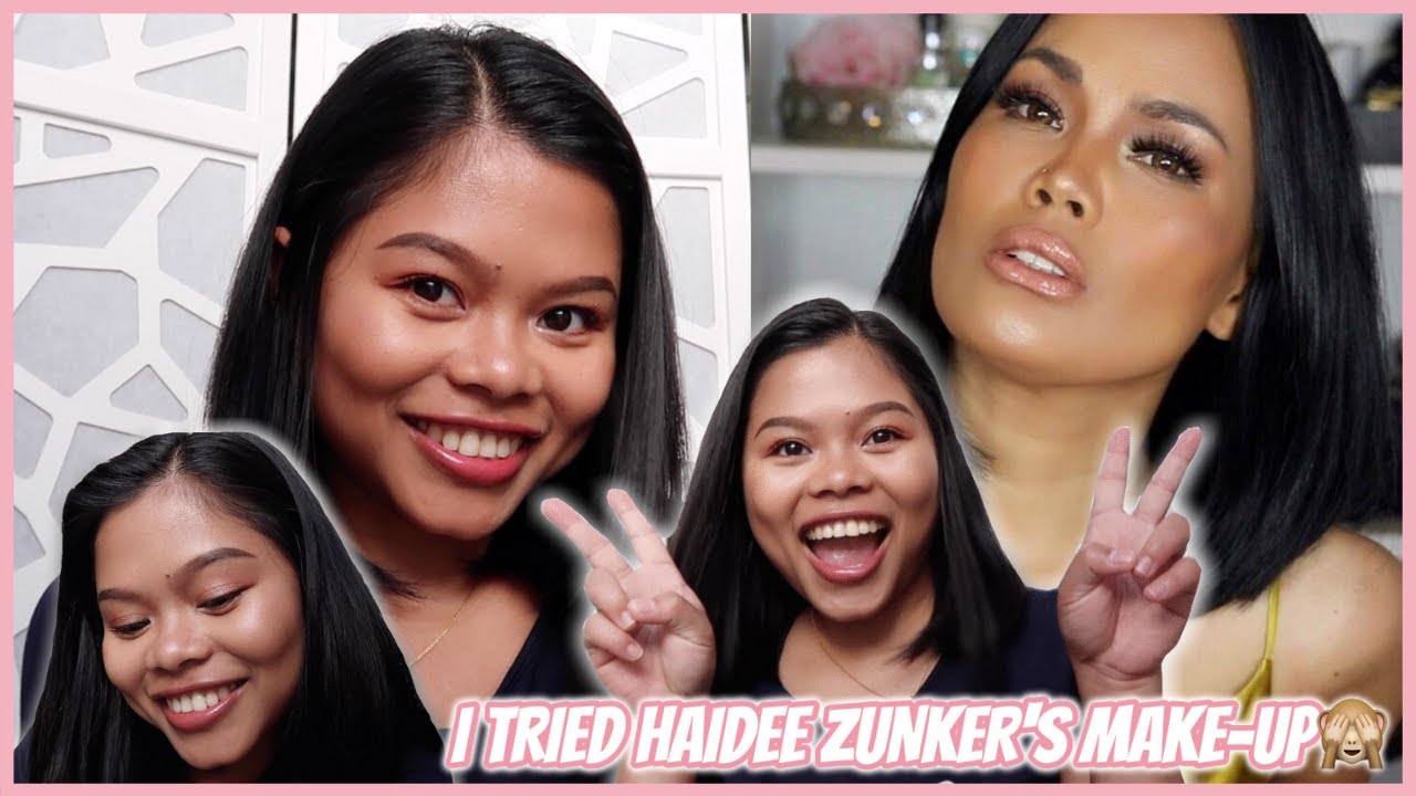 I TRIED HAIDEE ZUNKER'S SUMMER MAKE-UP LOOK😍 | PINAY-GERMAN LIFE IN ...