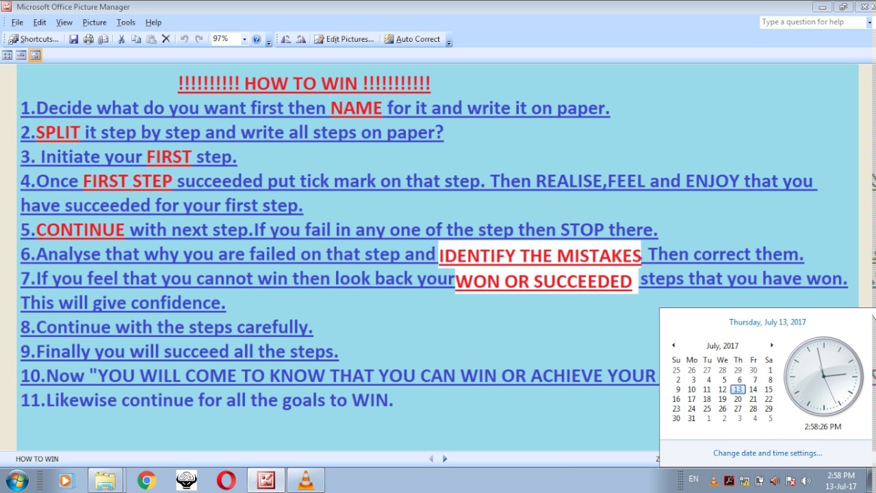 HOW TO WIN OR ACHIEVE YOUR GOALS 100% GUIDELINES FOR ALL IN ENGLISH ...