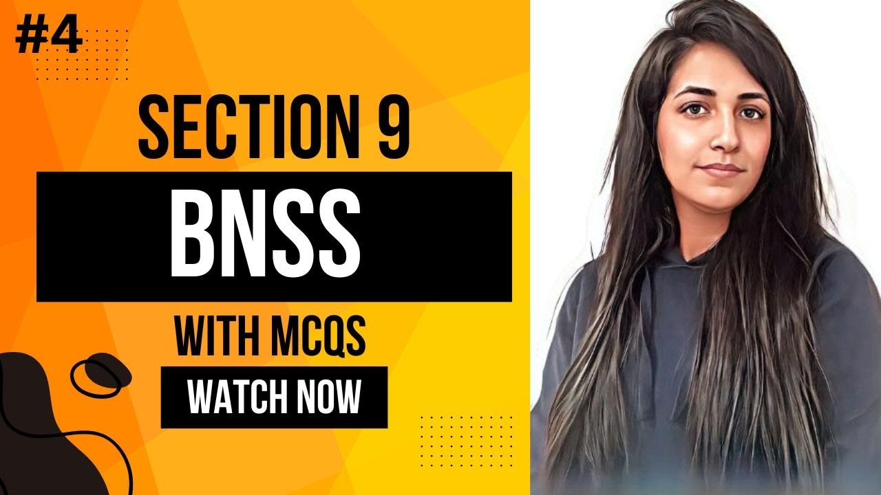 Section 9 of BNSS, 2023 with MCQs - YouTube