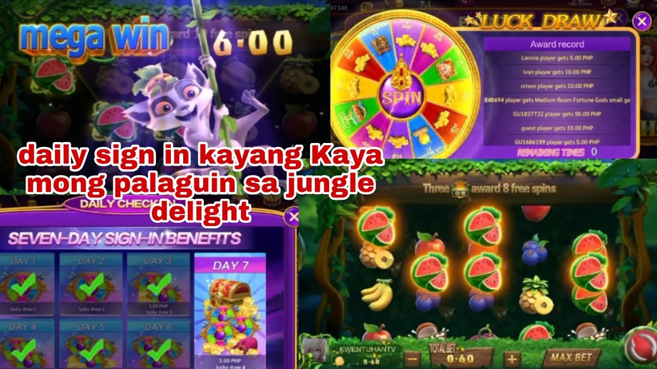 puro MEGA WIN Ang bigay ni Helen 777 JUNGLE DELIGHT!!! grabee laki Sana ...