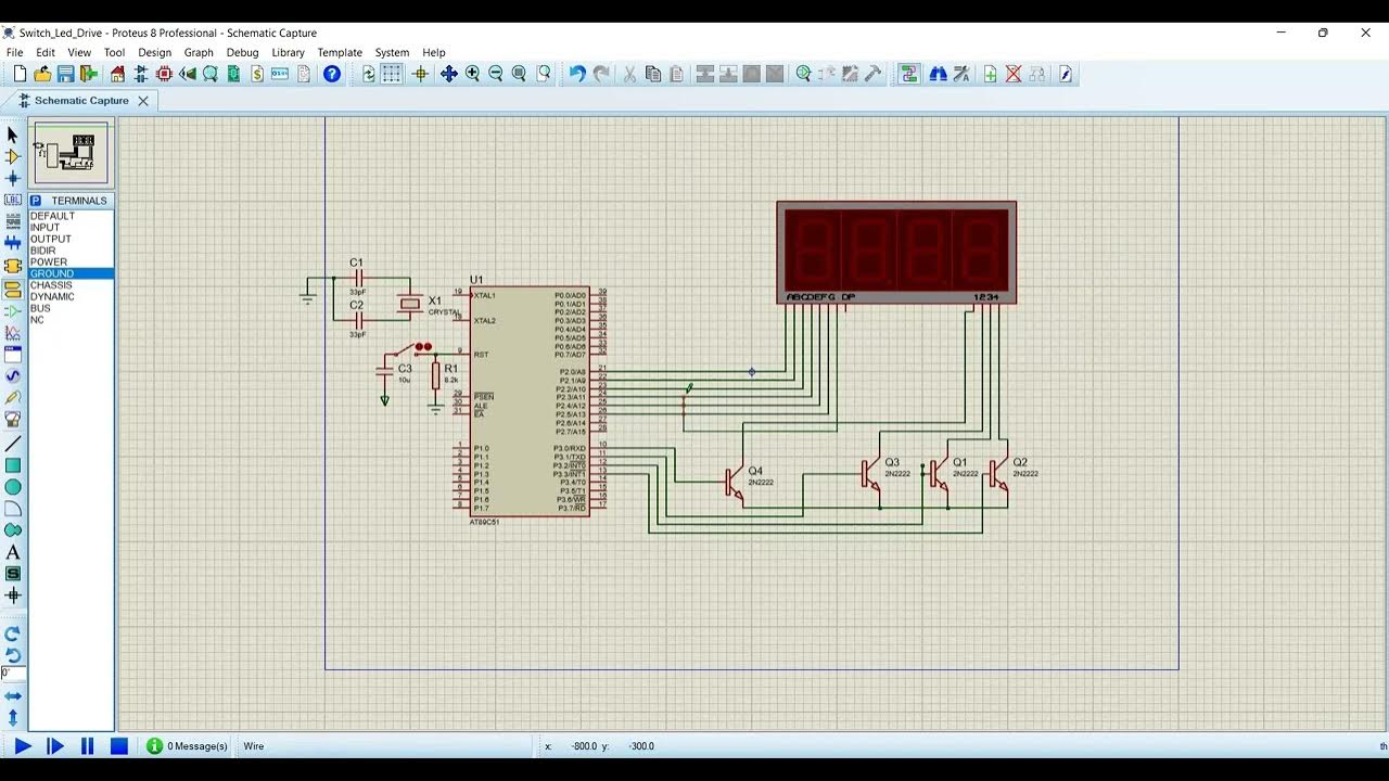 4-Digit Seven Segment Display Interface 8051/8951 Microcontroller(Part ...