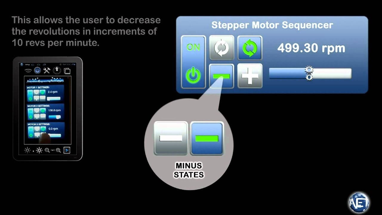 AET Android Development (Stepper Motors) - YouTube