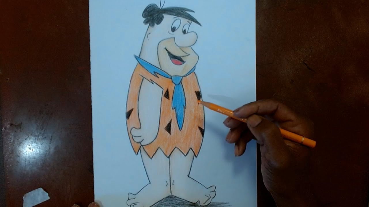 como desenhar o Fred Flintstones - YouTube