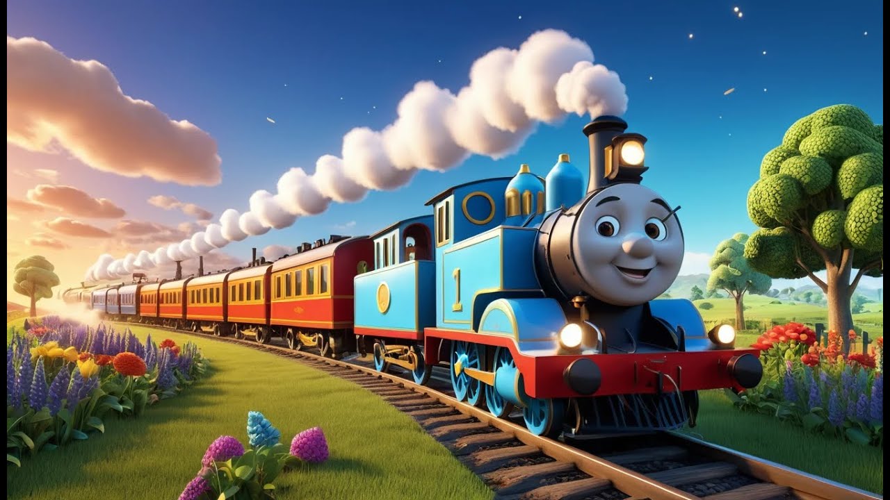 The Train on the Track Goes Choo Choo | Fun Train Song for Kids ...